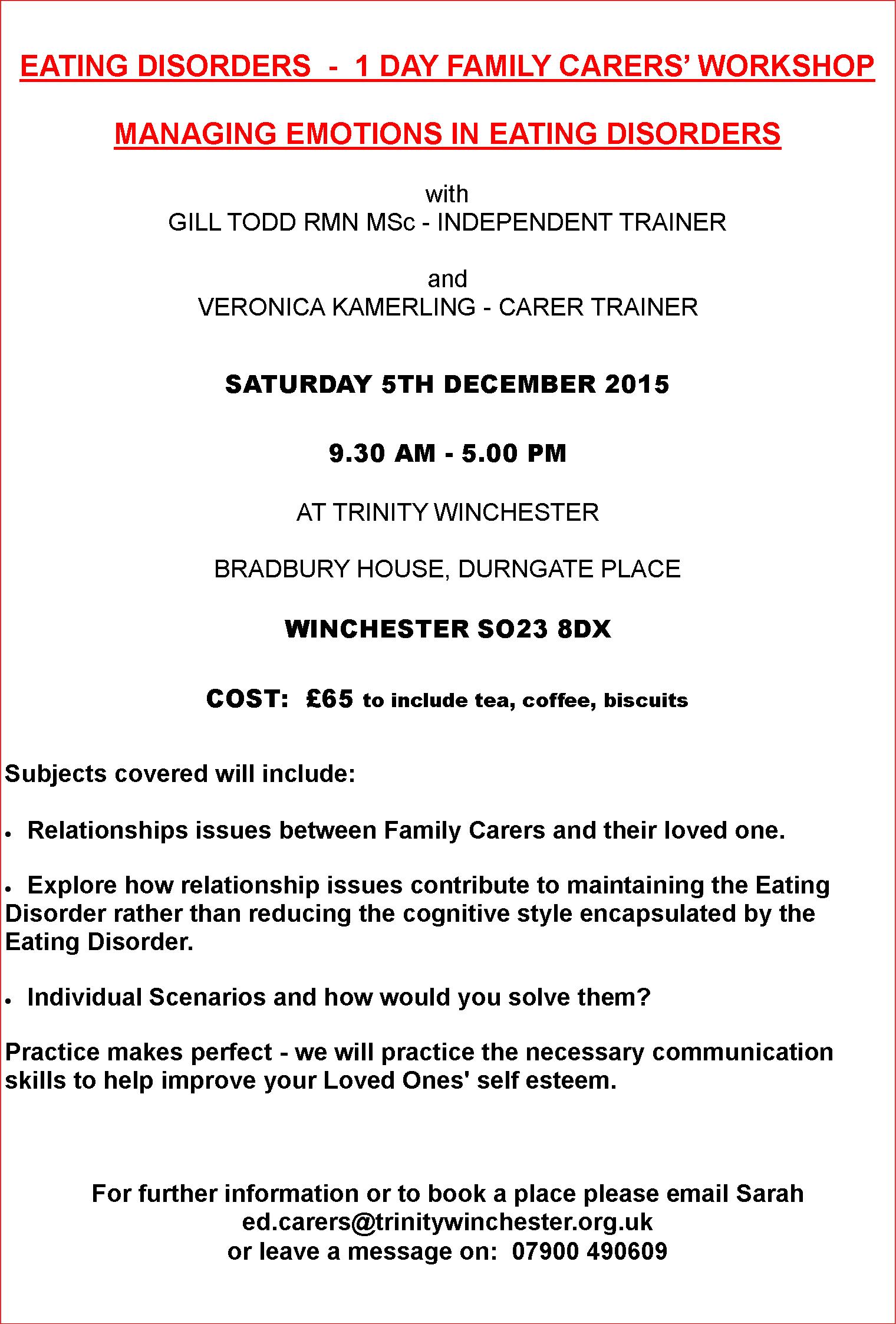 Managing Emotions in Eating Disorders | Trinity Winchester